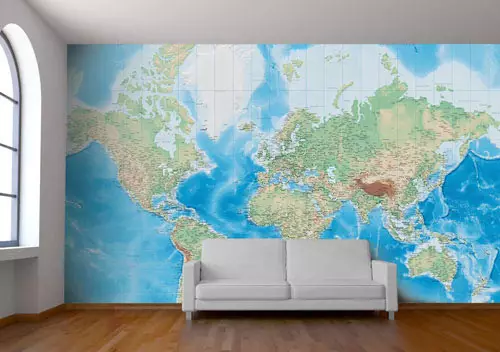 Murais de parede com mapa personalizado por Wallpapered 1162_5