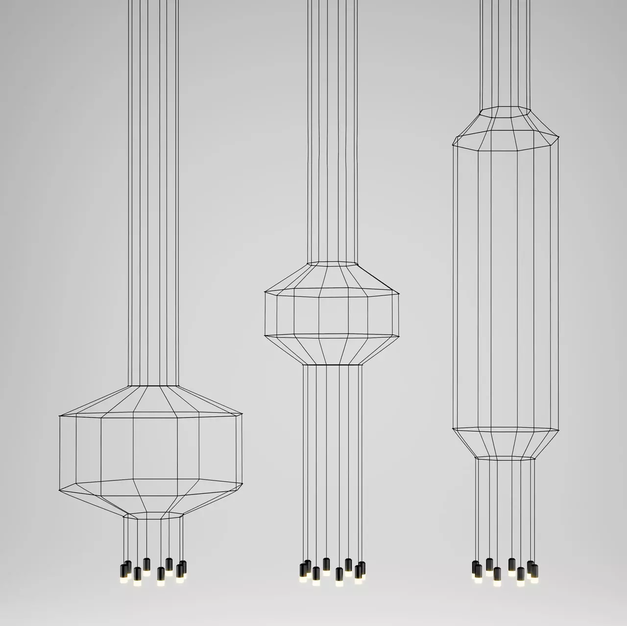 Гэрэлтсэн шугамын зураг: Vibia-д зориулсан Арик Левигийн WIREFLOW