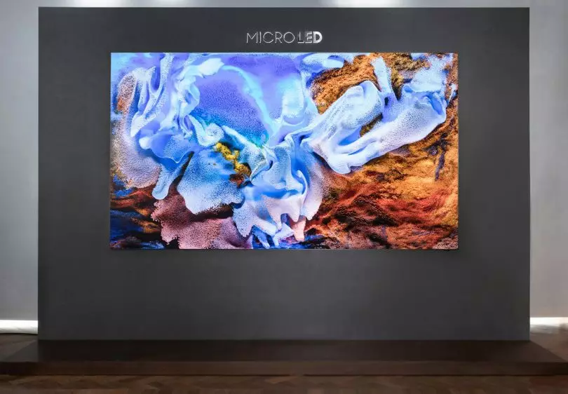 110” Samsung MicroLED er helt skærm af design