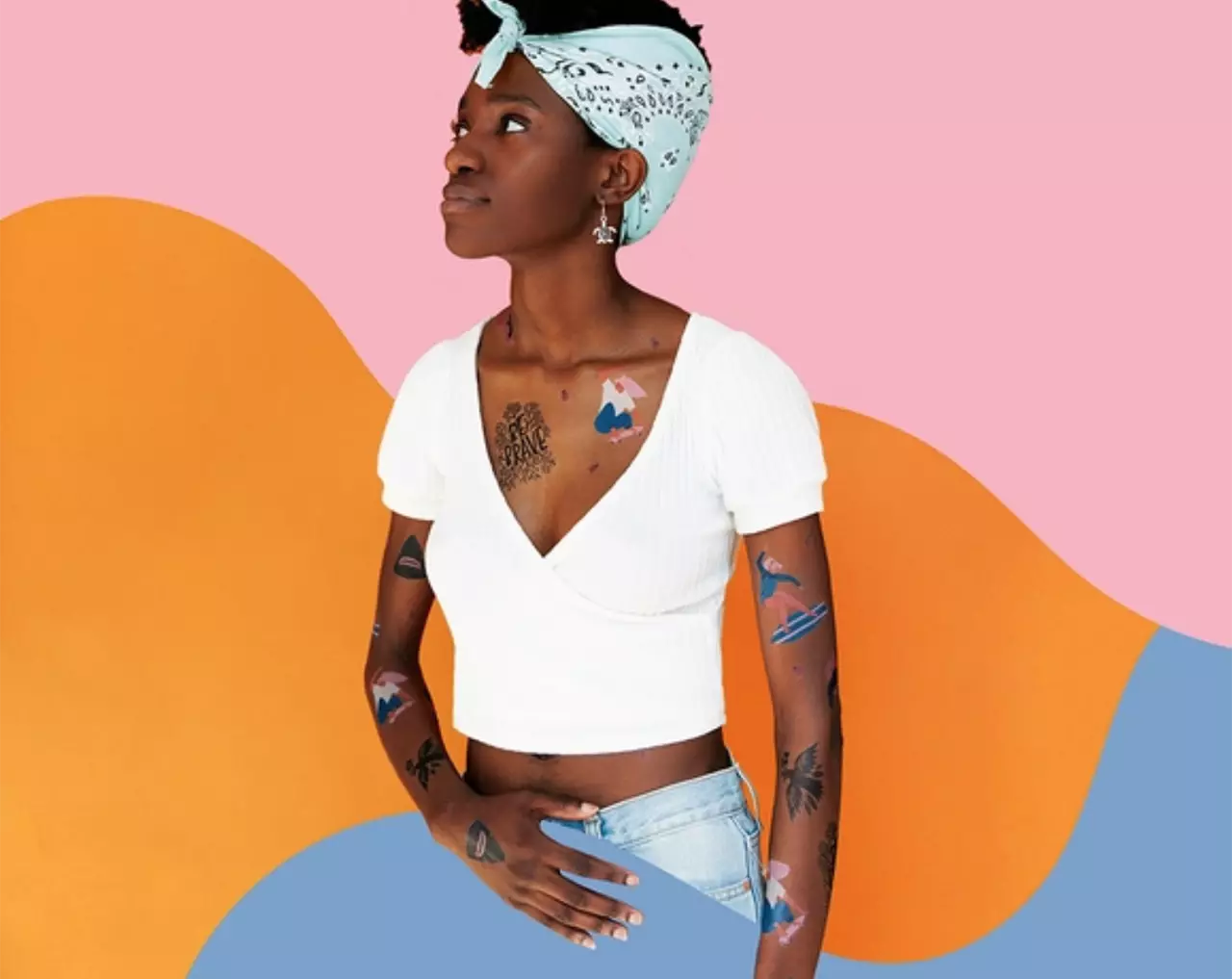 I-Society6 x Tattly: Ama-tattoos Esikhashana Aklanywe Ngumculi