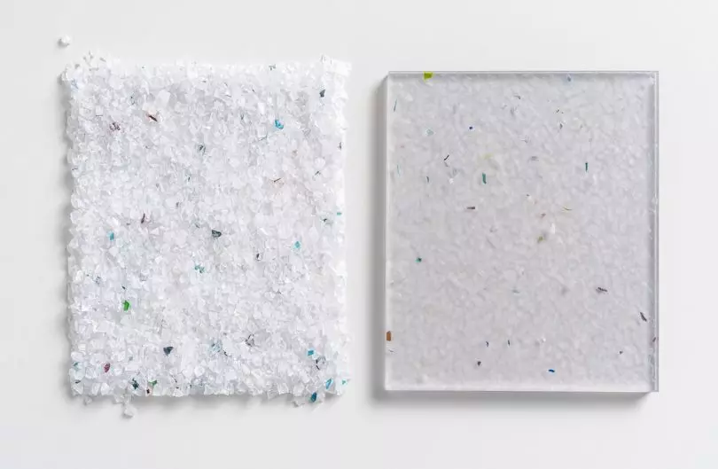 Flek Pure: 3forms innovatives neues, zu 100 % recyceltes Architekturmaterial