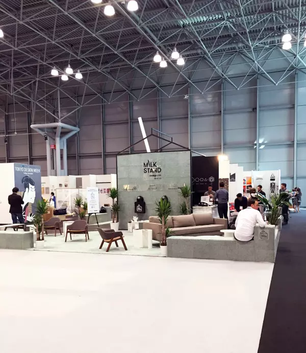 Усплывальны магазін Milk Stand ад Design Milk на ICFF 2016