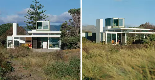 Manly Street Beach House en Nouvelle-Zélande par Parsonson Architects