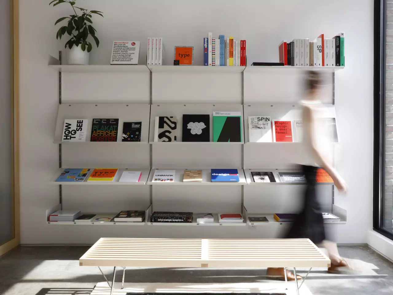 Eng spezialiséiert Grafikdesign Librairie kënnt op Brooklyn