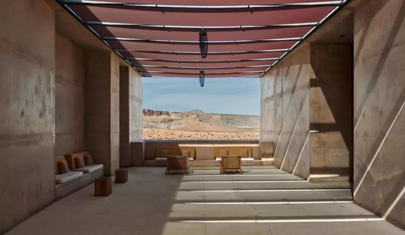 Amangiri ahuta ştatynyň Boýalan çölünde modernist oazisdir 5705_3