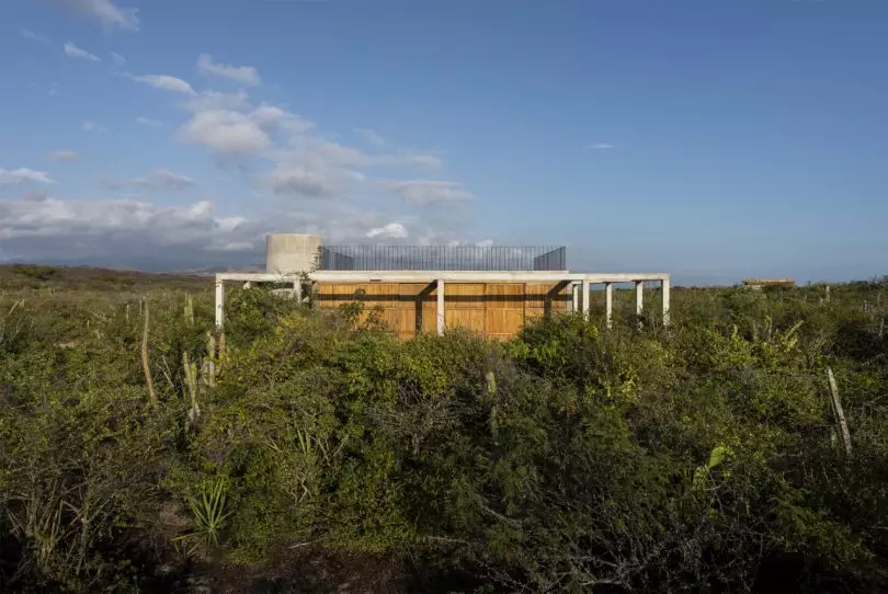 The Cosmos House ใน Puerto Escondido ถูกกำหนดโดยองค์ประกอบหลักสามประการ 6207_9