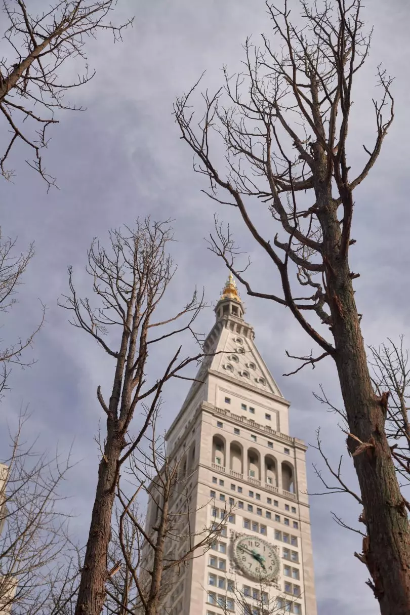 Bosc fantasma amb Met Life Tower