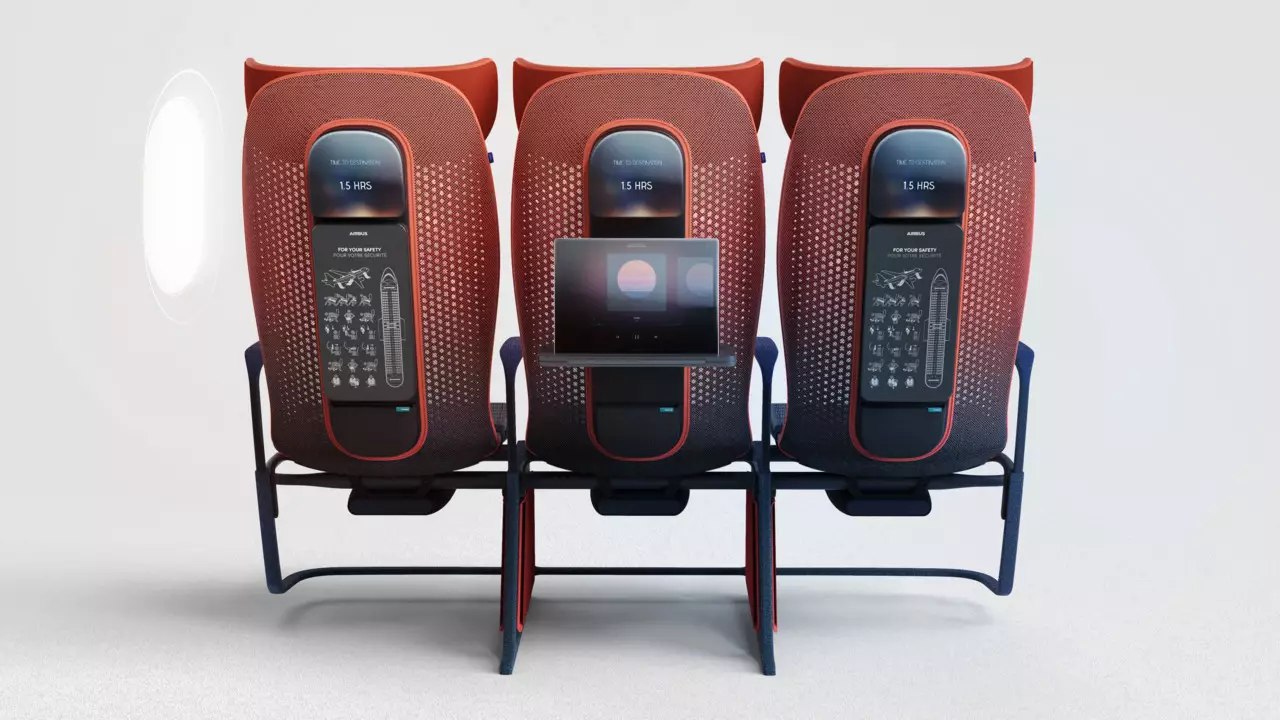 Digitally-Knitted Airbus Mov Ndiwo Aeron of Airline Seating