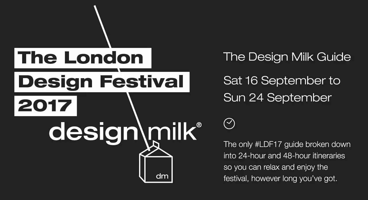 Design Milk-en 2017ko London Design Festival-eko gida inprimagarria